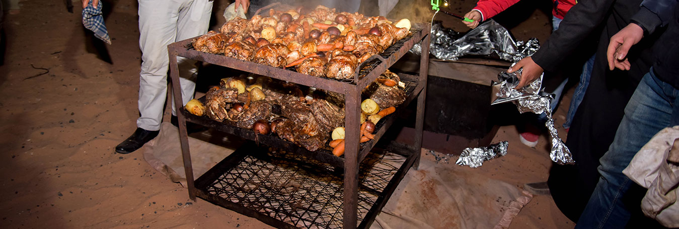 Try Food from Under the Ground (Zarb) - Flow travel Jordan